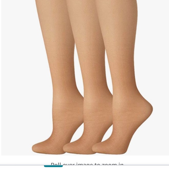 Hanes Accessories Hanes Perfect Nudes Tummy Control Sheers Size